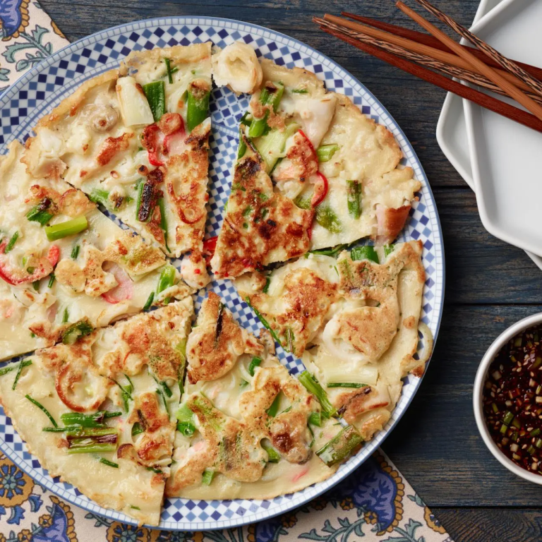 Authentic Haemul Pajeon Recipe: Korean Pancake with Shrimp & Squid ...